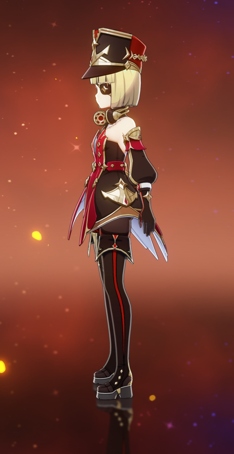 Short blonde hair Chevreuse in Hu Tao's color Mod for Genshin Impact ...