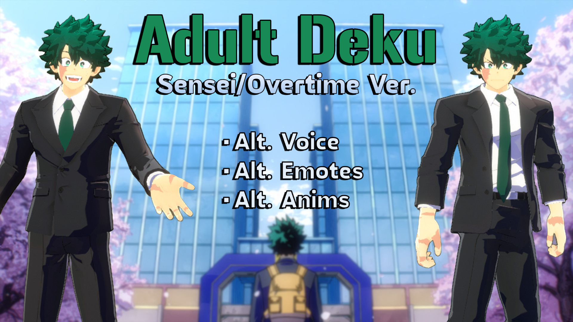 Adult Deku - Sensei/Overtime Ver. Mod for My Hero Ultra Rumble | MHUR Mods