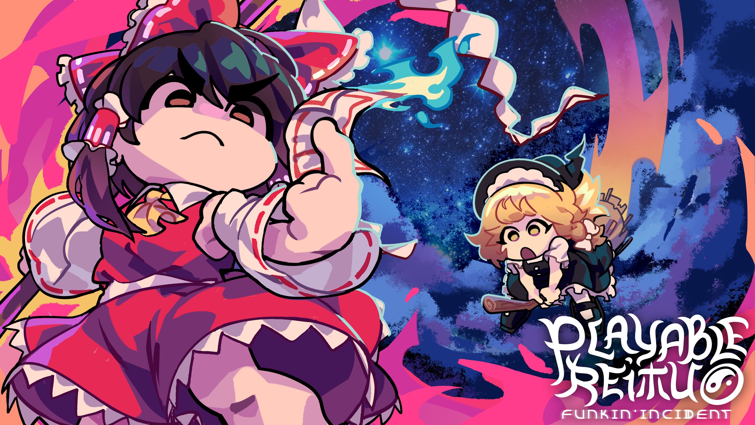 Playable Reimu: Funkin’ Incident Mod for Friday Night Funkin' | FNF Mods
