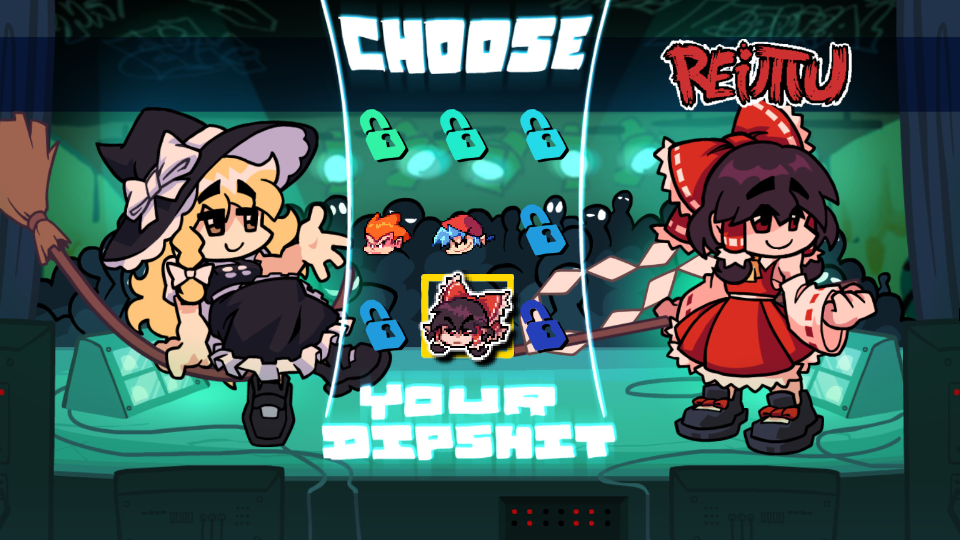 Playable Reimu: Funkin’ Incident Mod for Friday Night Funkin' | FNF Mods
