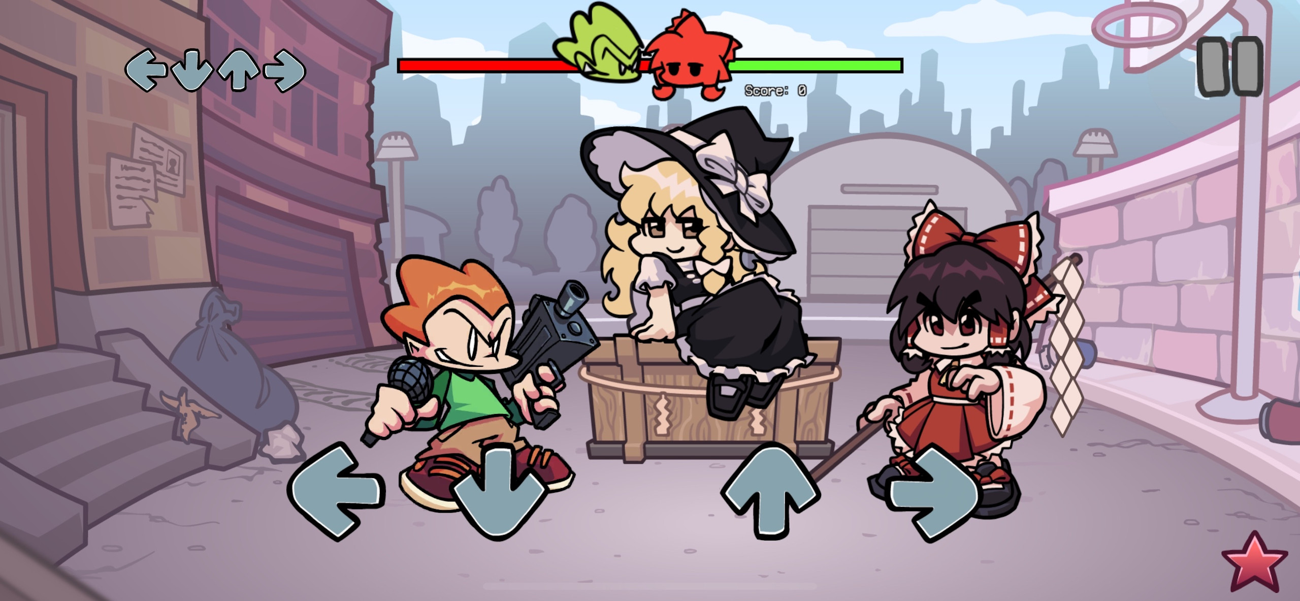 Playable Reimu: Funkin’ Incident Mod for Friday Night Funkin' | FNF Mods