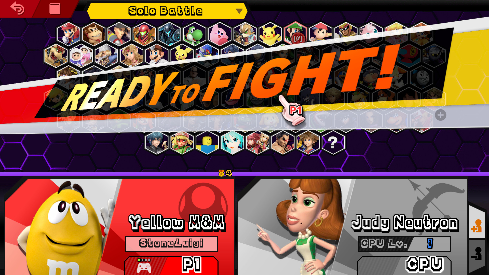 Yellow M&M Mod for Super Smash Bros. Ultimate | SSBU Mods