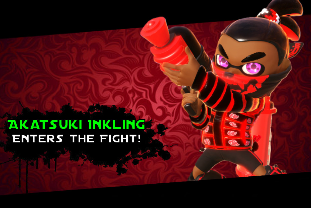 Inkling - Akatsuki OutFit Mod for Super Smash Bros. Ultimate | SSBU Mods