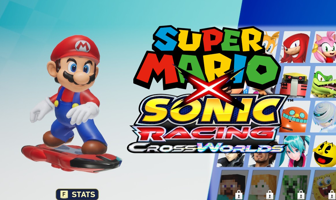 Super Mario X Sonic Racing Crossworlds Mod for Sonic Racing ...