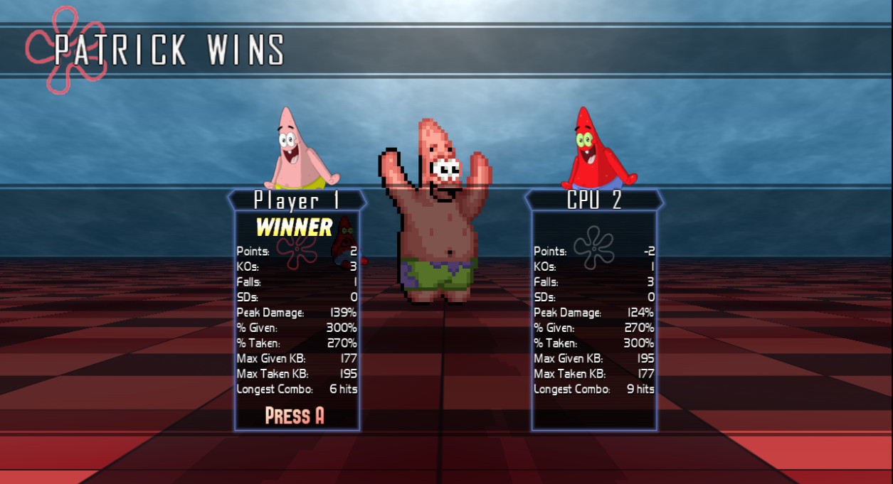 Patrick Star GFX (CMC+/0.9.5) Mod for Super Smash Bros. Crusade | SSBC Mods