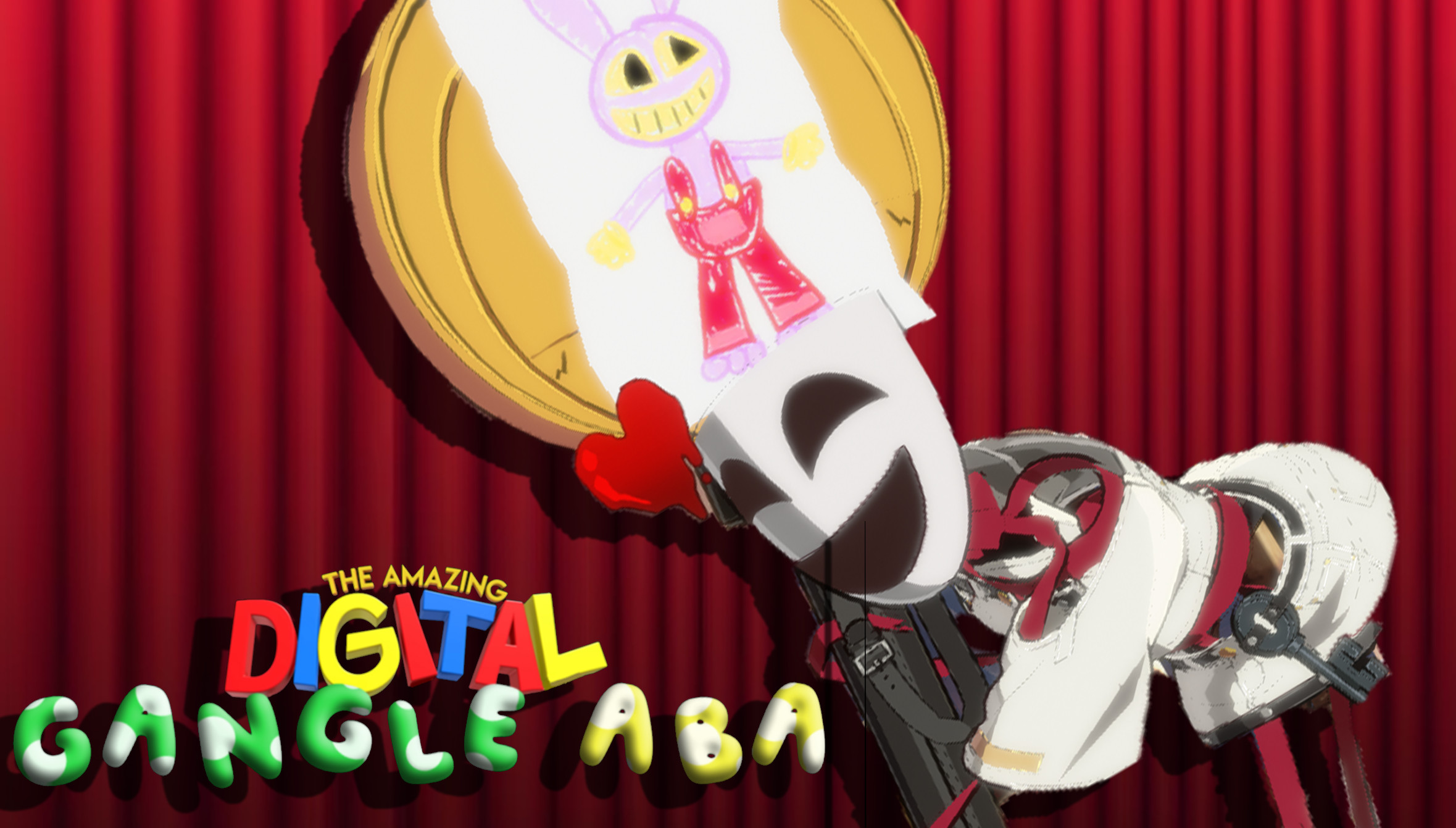 Aba as Gangle (Digital Circus) Mod for GUILTY GEAR -STRIVE- | GGST Mods