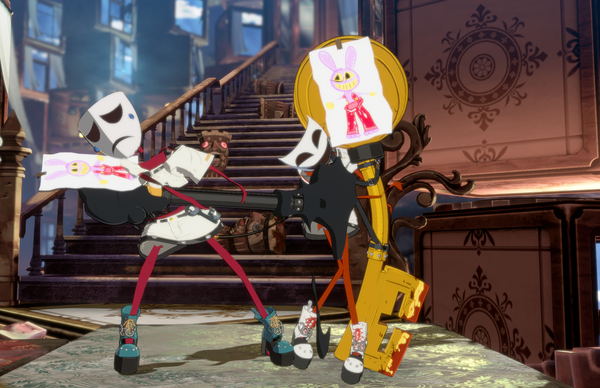 Aba as Gangle (Digital Circus) Mod for GUILTY GEAR -STRIVE- | GGST Mods