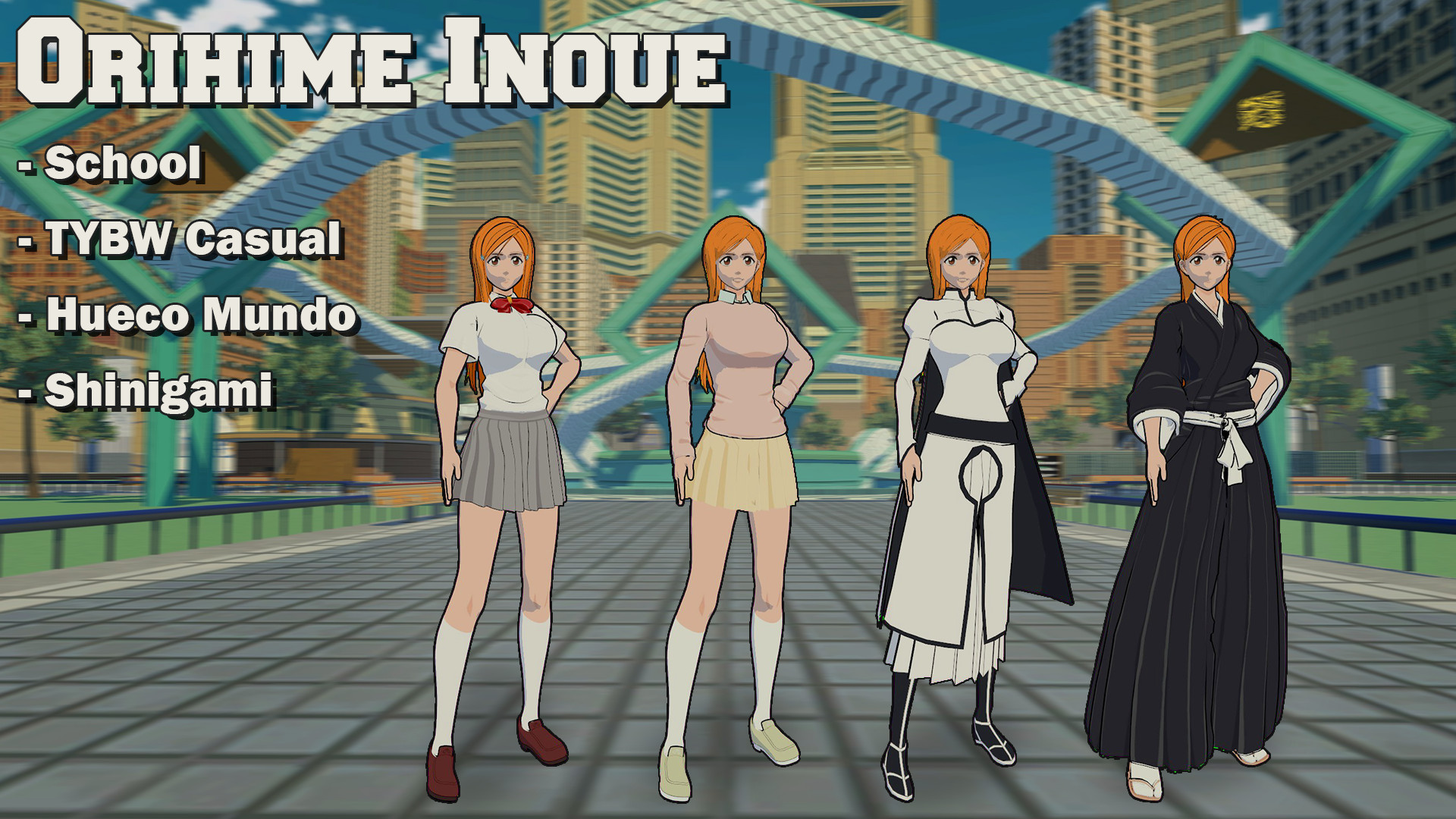 BLEACH RoS - Karakura Town Character Pack Mod for Bomb Rush Cyberfunk ...