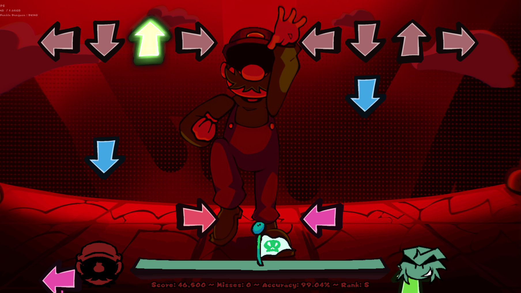 Mario's Funkin' Dungeon | DEMO Mod for Friday Night Funkin' | FNF Mods