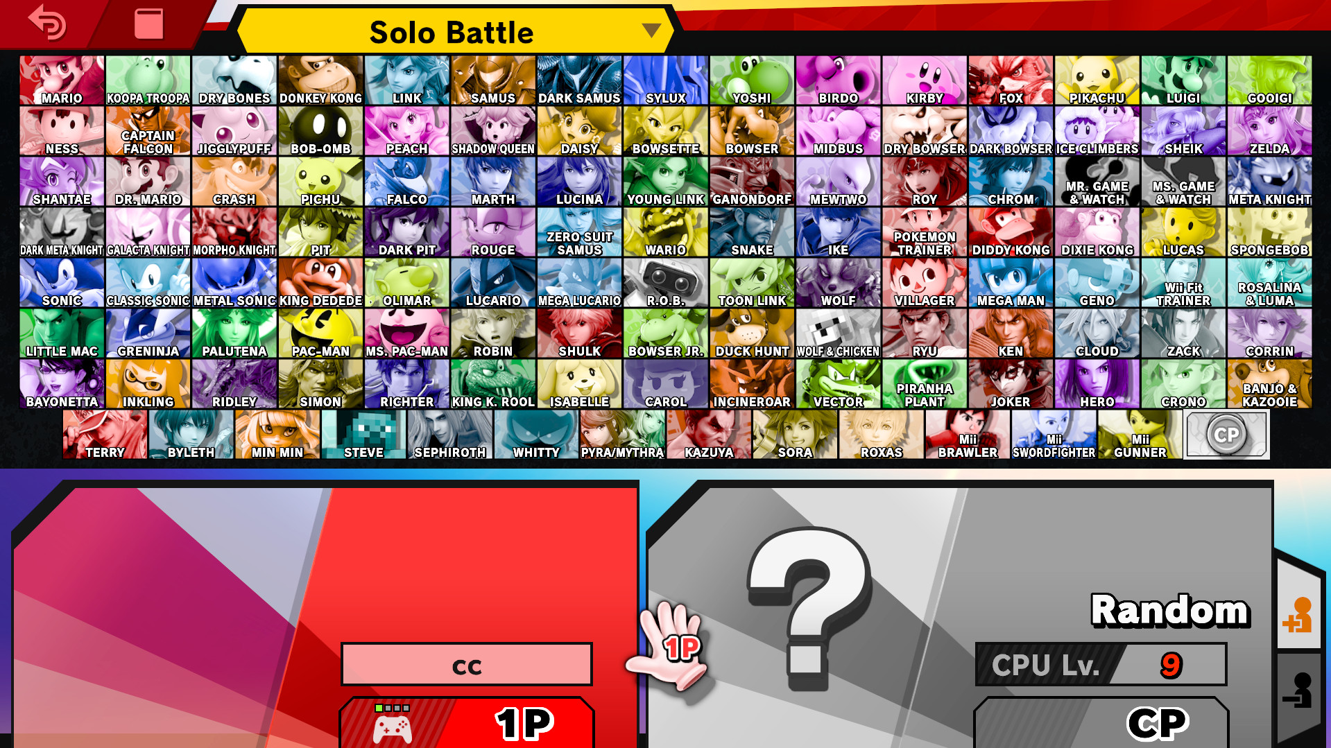 CC's CSS Icons Mod for Super Smash Bros. Ultimate | SSBU Mods