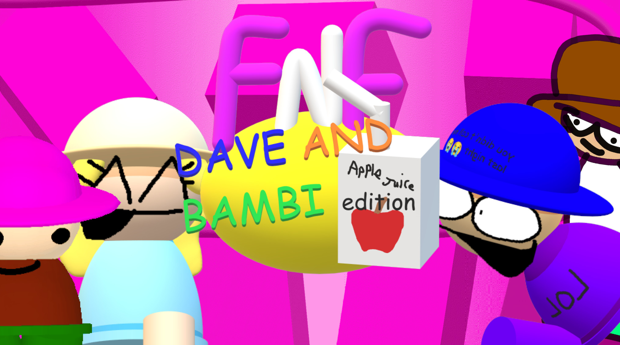 Vs. Dave and Bambi: Apple Juice Edition Mod for Friday Night Funkin ...