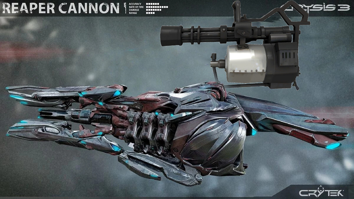 Minigun to Reaper Cannon (Crysis 3) Mod for Team Fortress 2 | TF2 Mods