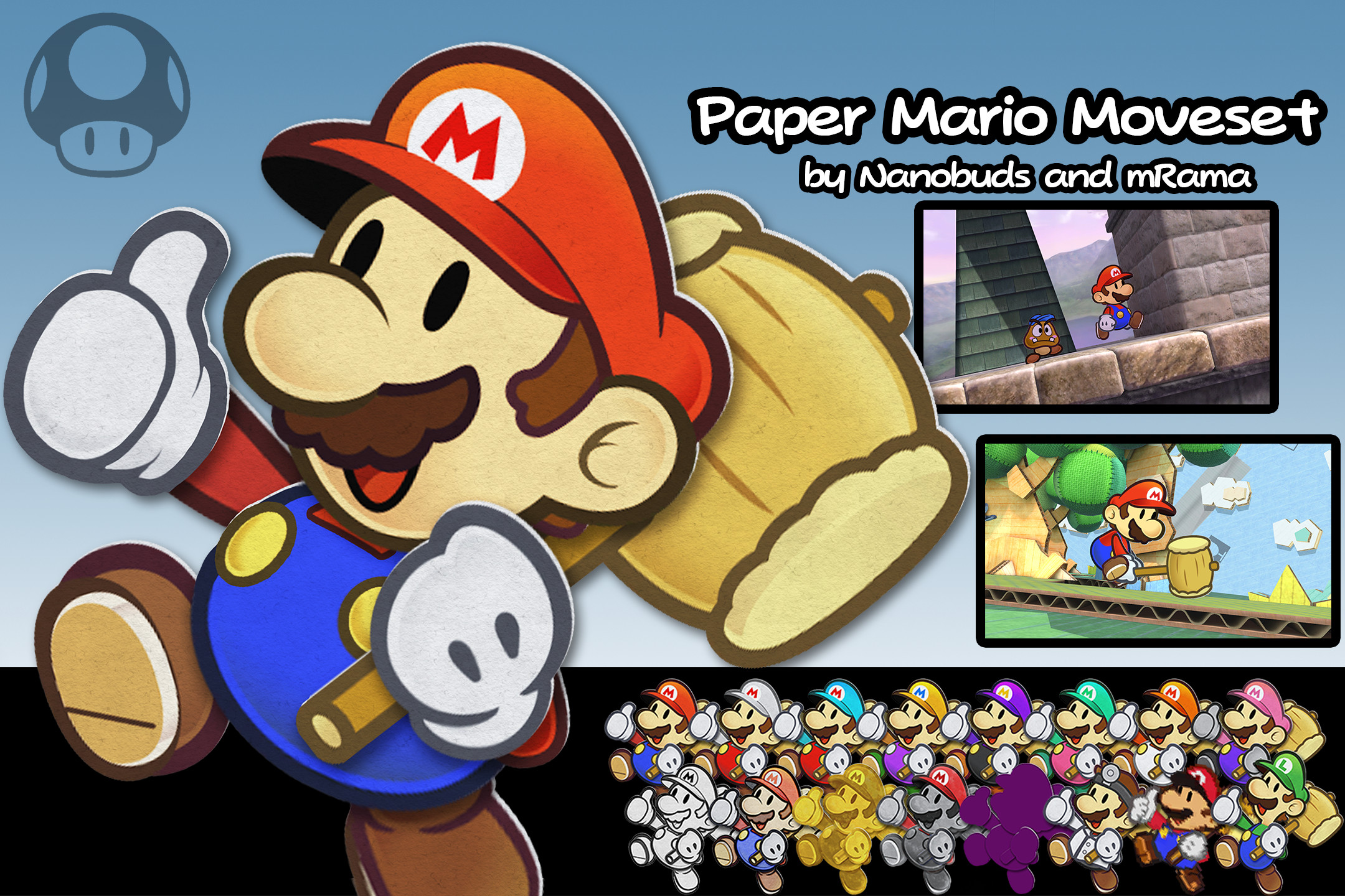 Paper Mario Moveset Mod for Super Smash Bros. Ultimate | SSBU Mods