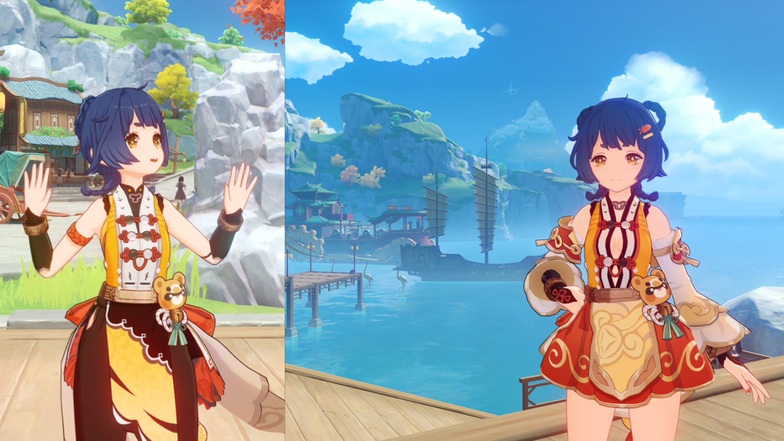 Xiangling Expanded Wardrobe Mod for Genshin Impact | GI Mods