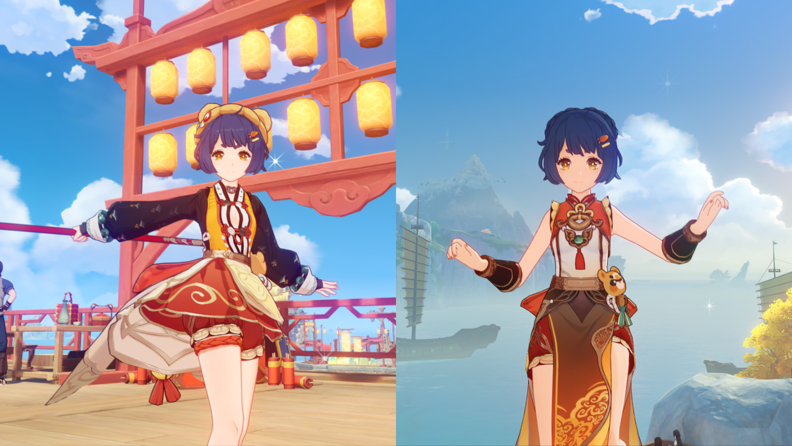Xiangling Expanded Wardrobe Mod for Genshin Impact | GI Mods