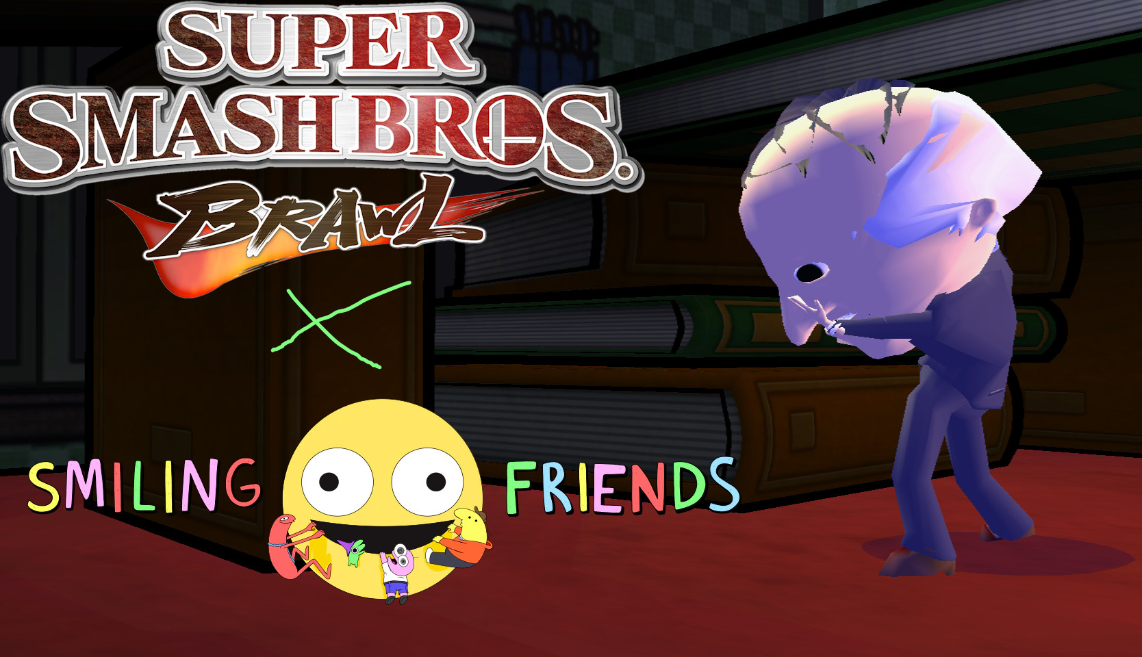 Mr Boss (Smiling Friends) Over REX Terry Mod for Super Smash Bros ...