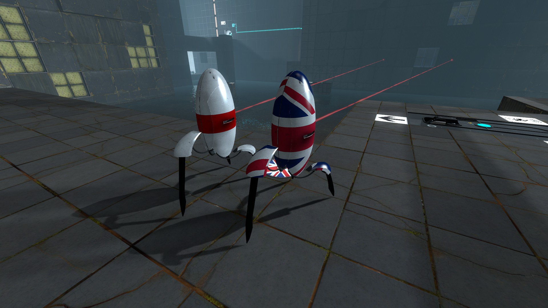 British Flag Portal Gun, Turrets & More Mod for Portal 2 | P2 Mods