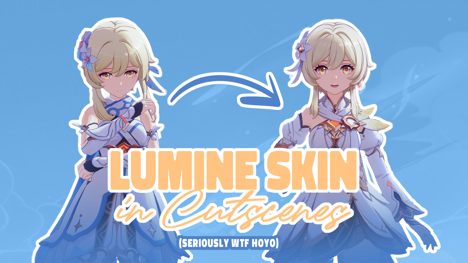 Lumine Skin in Cutscenes Mod for Genshin Impact | GI Mods