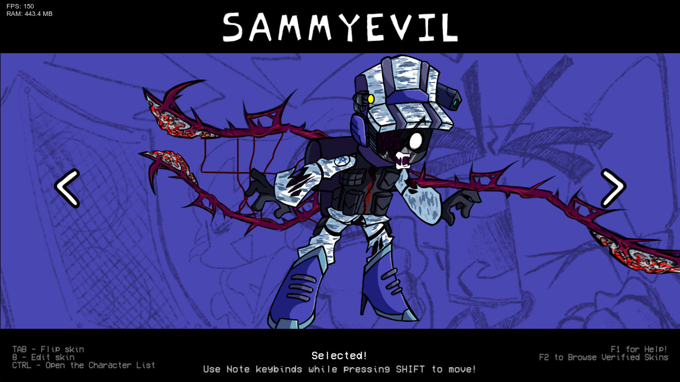 Psych Online: Sammy-evil Mod for Friday Night Funkin' | FNF Mods