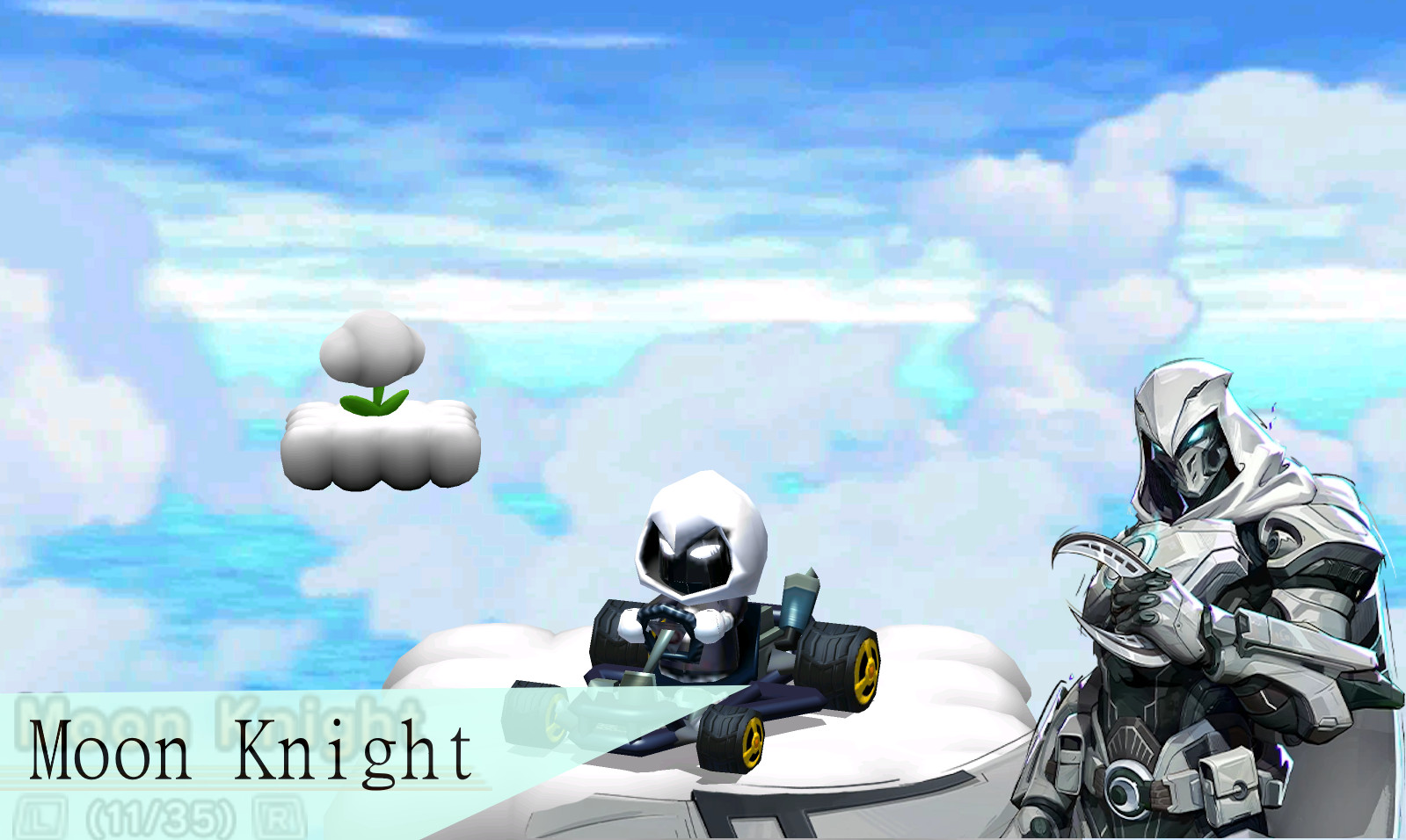 Moon Knight Mod for Mario Kart 7 | MK7 Mods