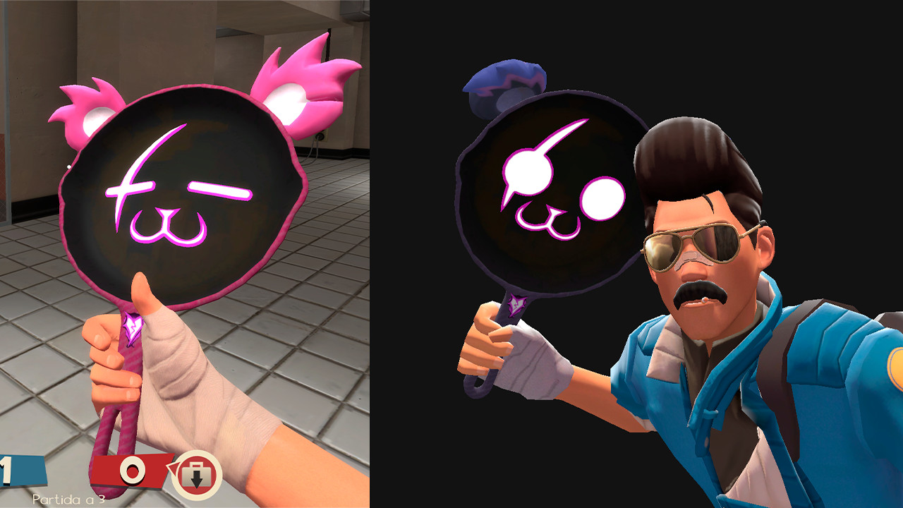 Raven Team Leader Frying Pan Mod for Team Fortress 2 | TF2 Mods