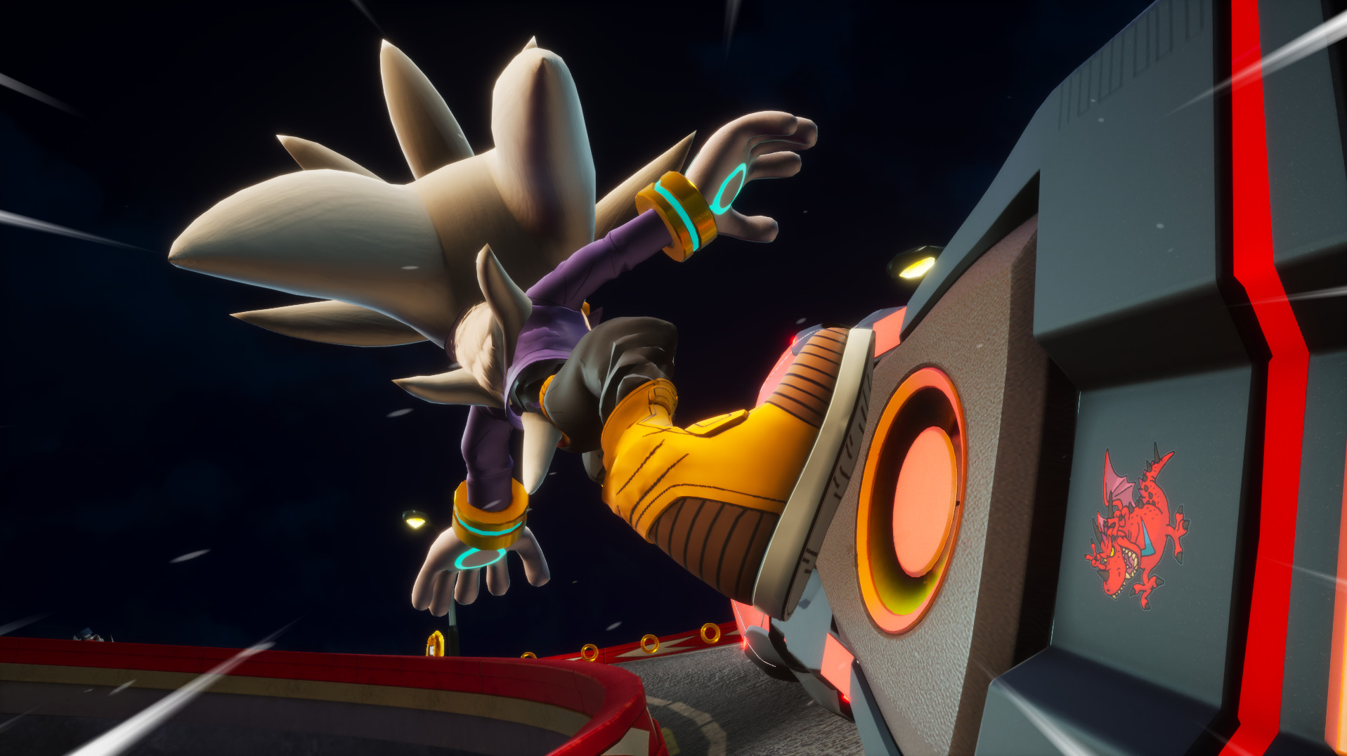 Silver in Trunks' Outfit Mod for Sonic Racing: CrossWorlds | SR:CW Mods