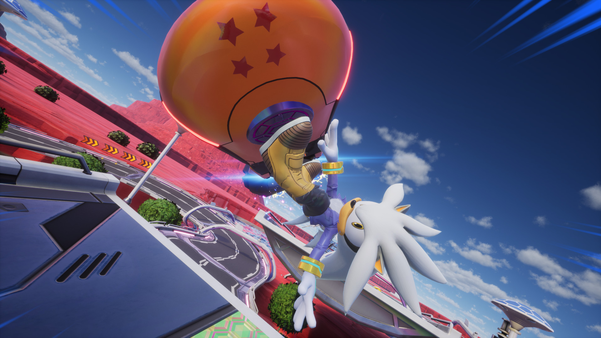 Silver in Trunks' Outfit Mod for Sonic Racing: CrossWorlds | SR:CW Mods