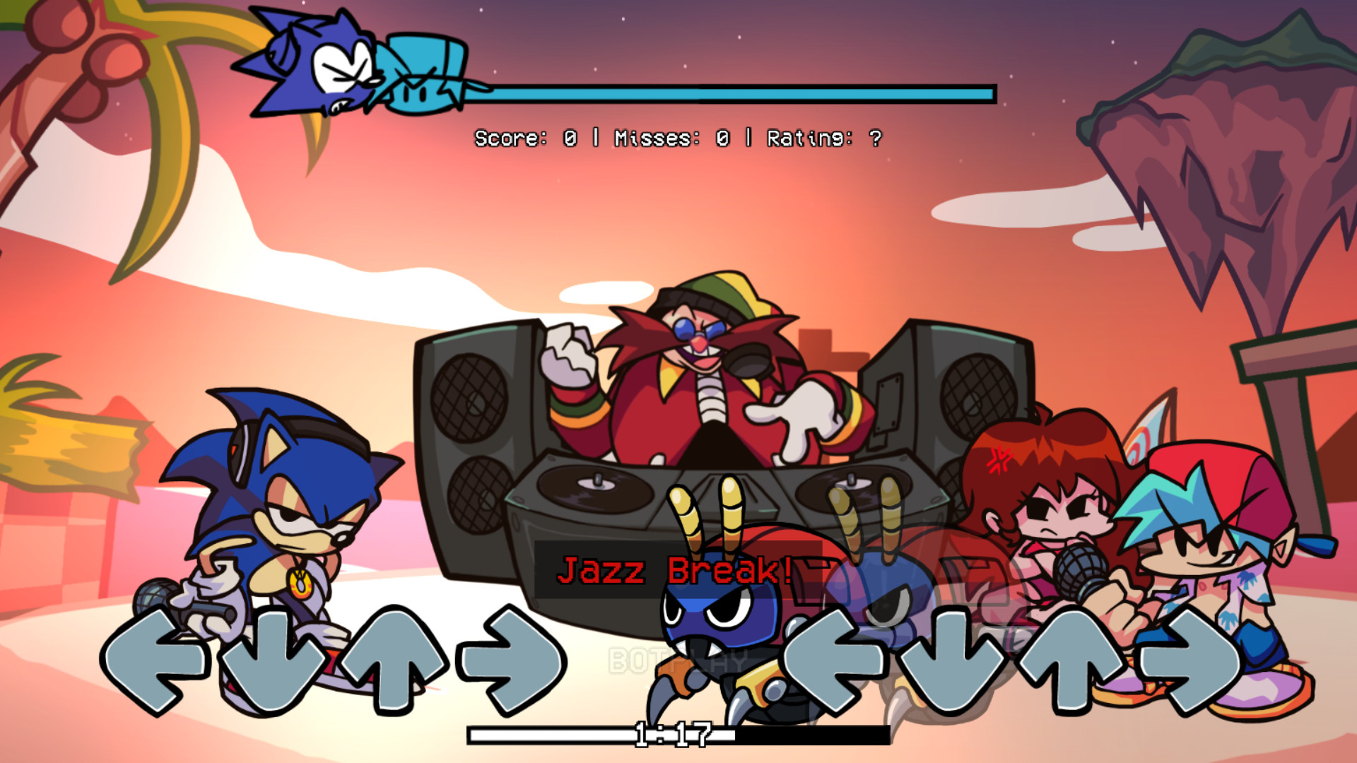 FNF Sonic Jam Psych Engine Port Mod for Friday Night Funkin' | FNF Mods