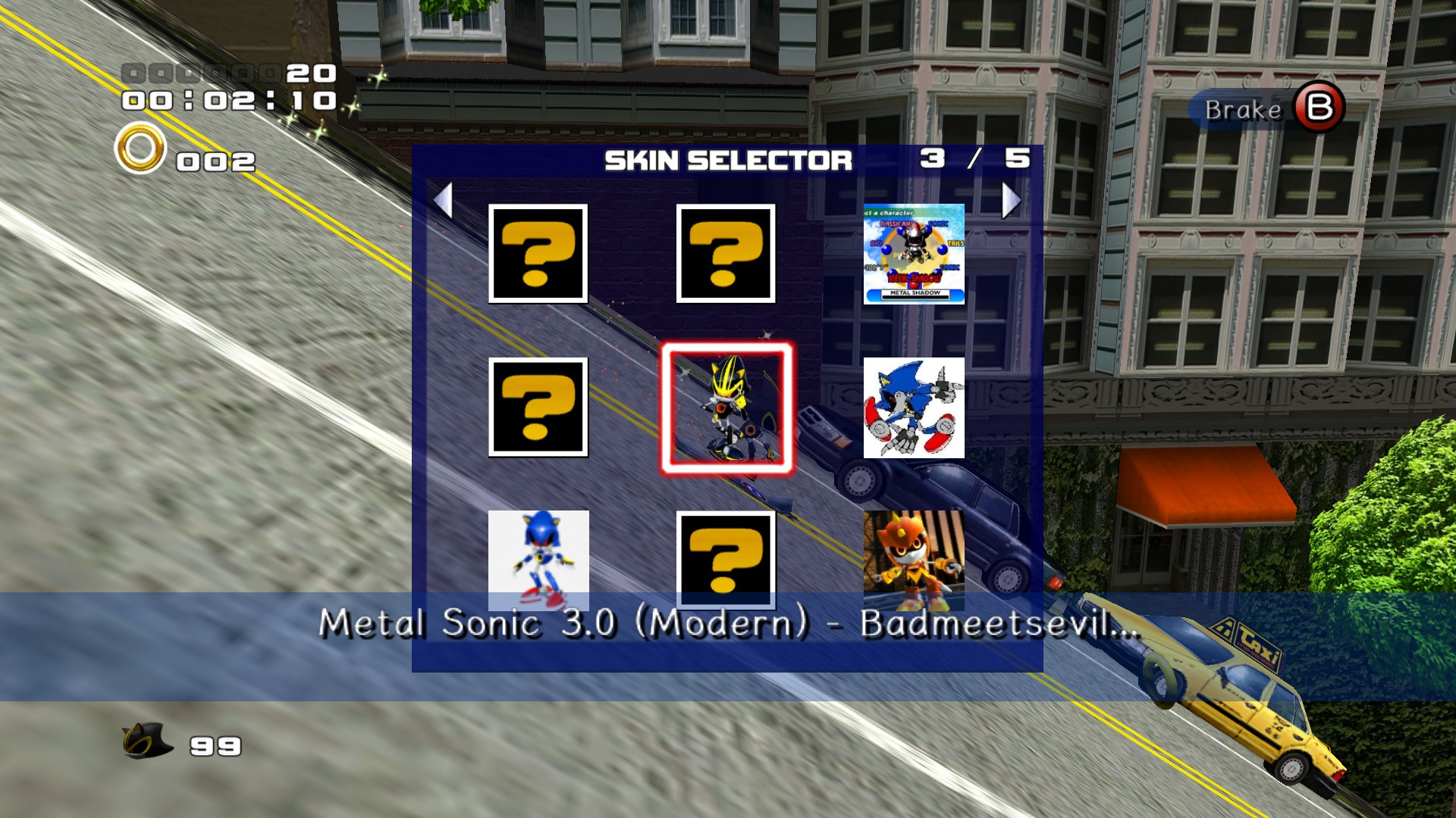 Metal Sonic 3.0 (modern) Mod for Sonic Adventure 2 | SA2 Mods