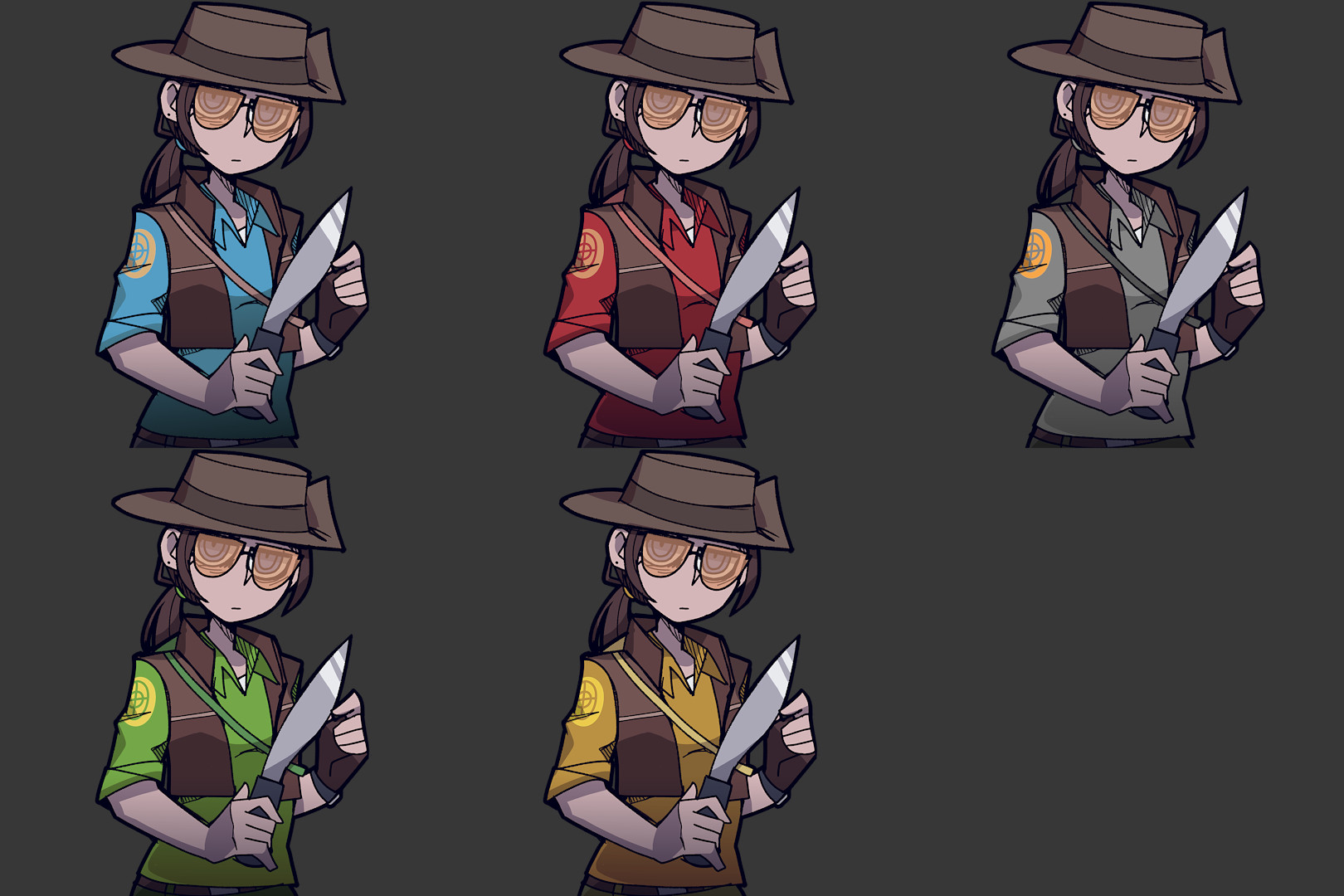 Helltaker HUD Portraits - Classified Mod for Team Fortress 2 Classified ...