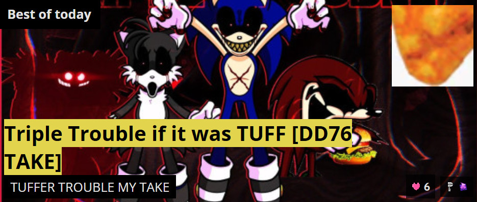 Triple Trouble if it was TUFF [DD76 TAKE] Mod for Friday Night Funkin ...