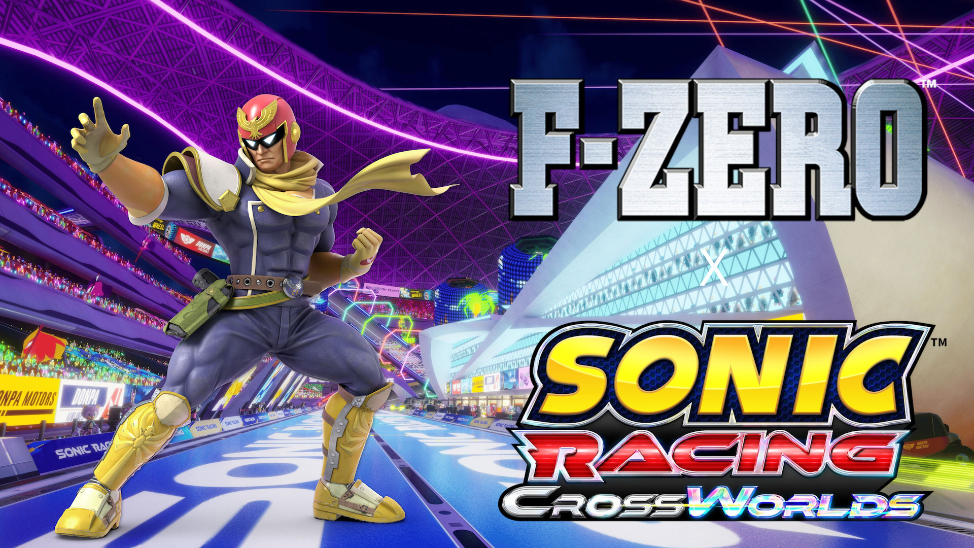 Captan Falcon (SSBU) Over Ichiban Mod for Sonic Racing: CrossWorlds ...