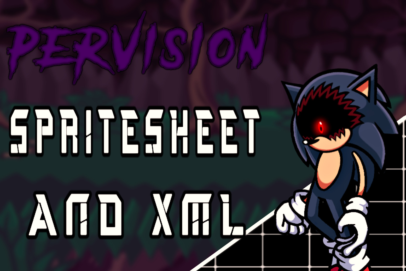 Pervision - Spritesheet and xml V2 Mod for Friday Night Funkin' | FNF Mods