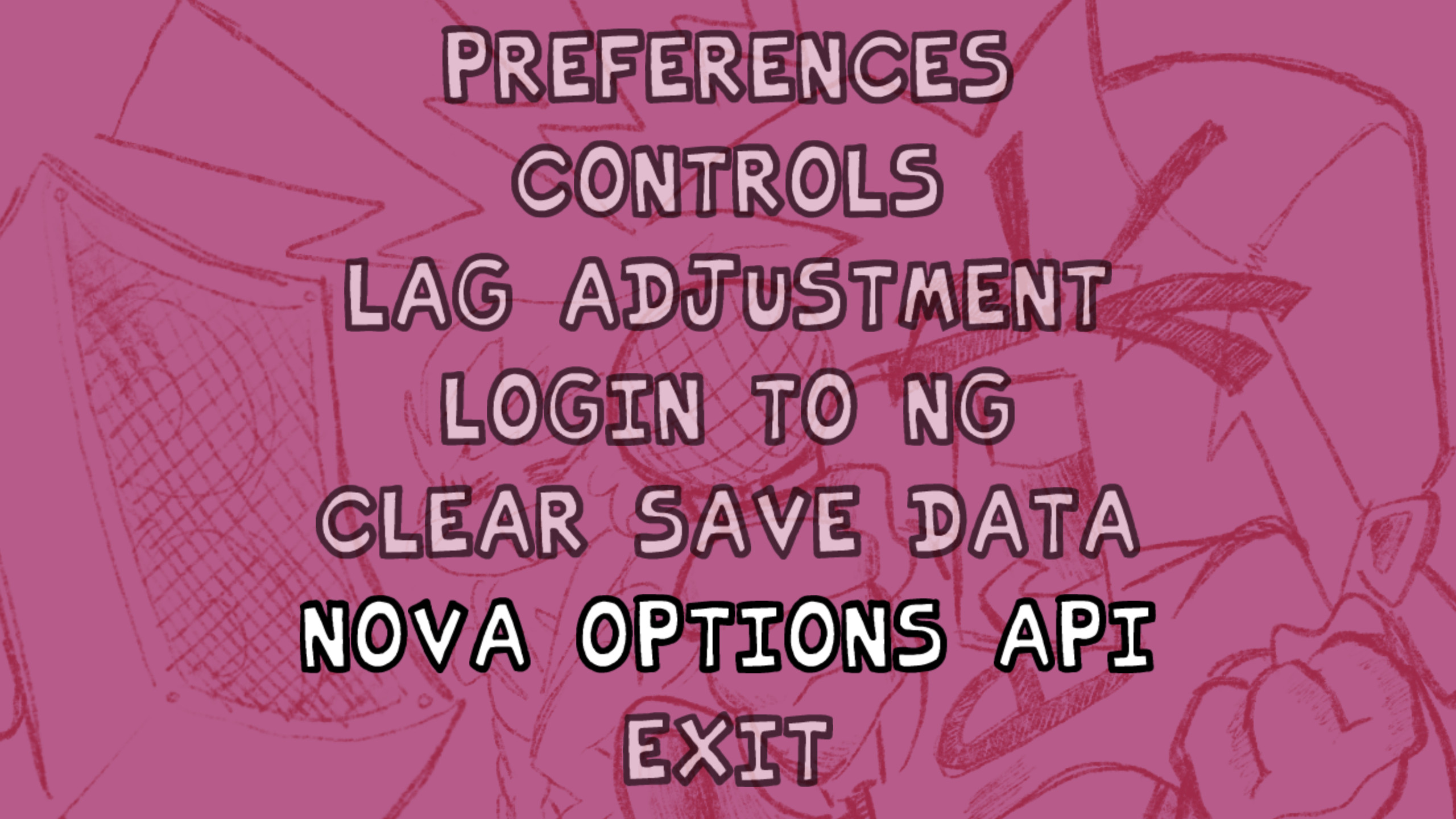 Nova's Options API [For V-Slice/Base Game] Mod for Friday Night Funkin ...