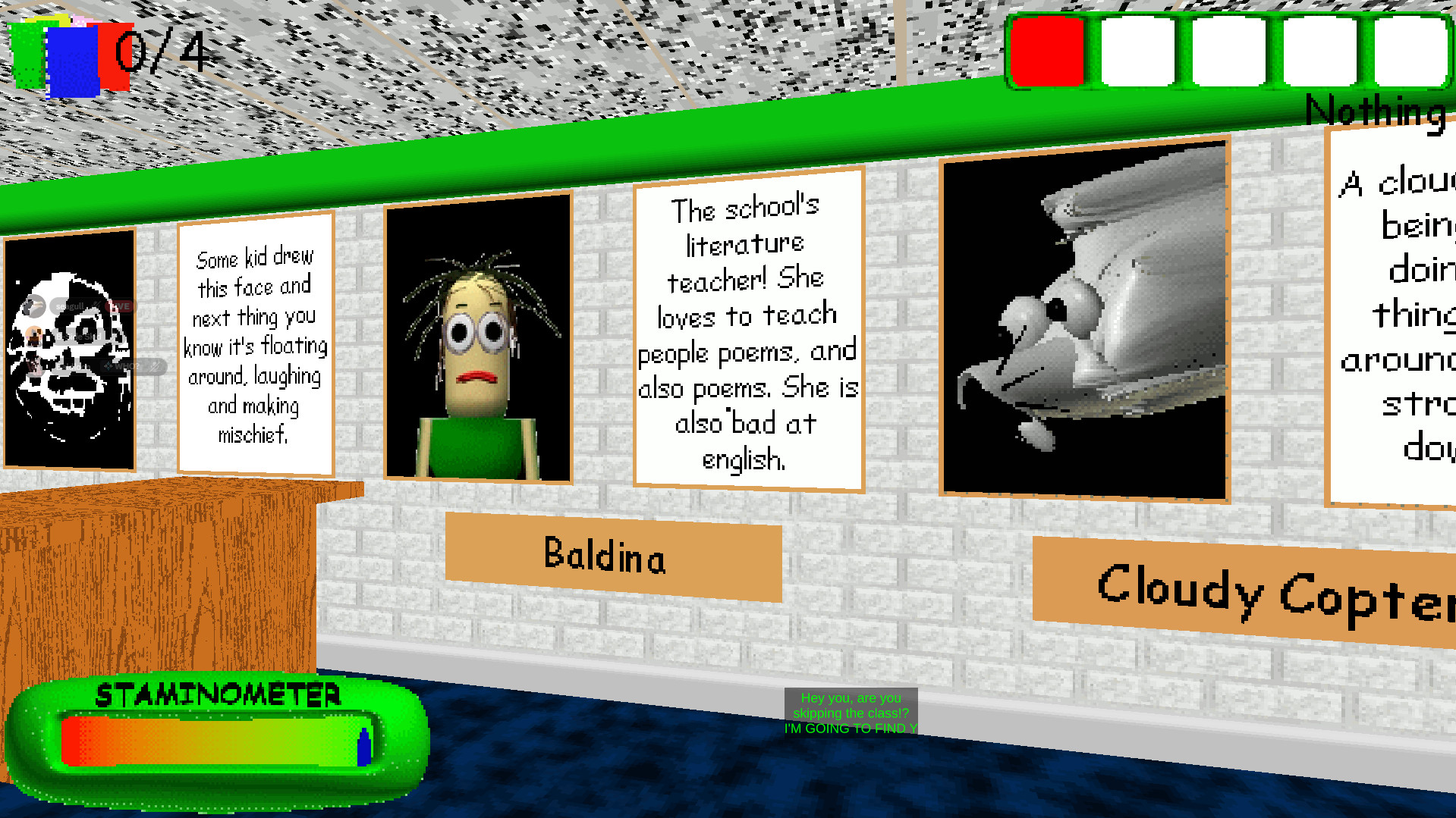 Baldina in BB+ (0.14.X) Mod for Baldi's Basics | Baldi Mods