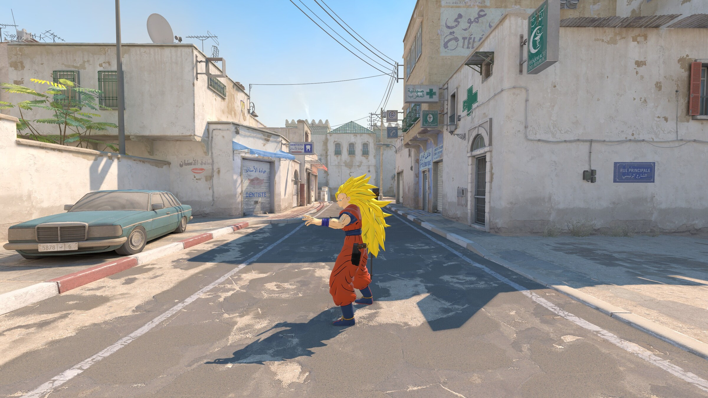 Goku SS3 V2 Mod for Counter-Strike 2 | CS2 Mods