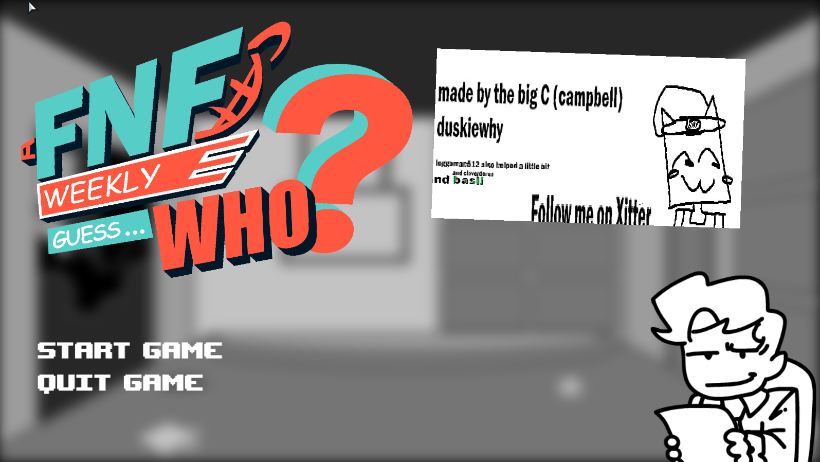 fnf weekly: guess who Mod for Friday Night Funkin' | FNF Mods