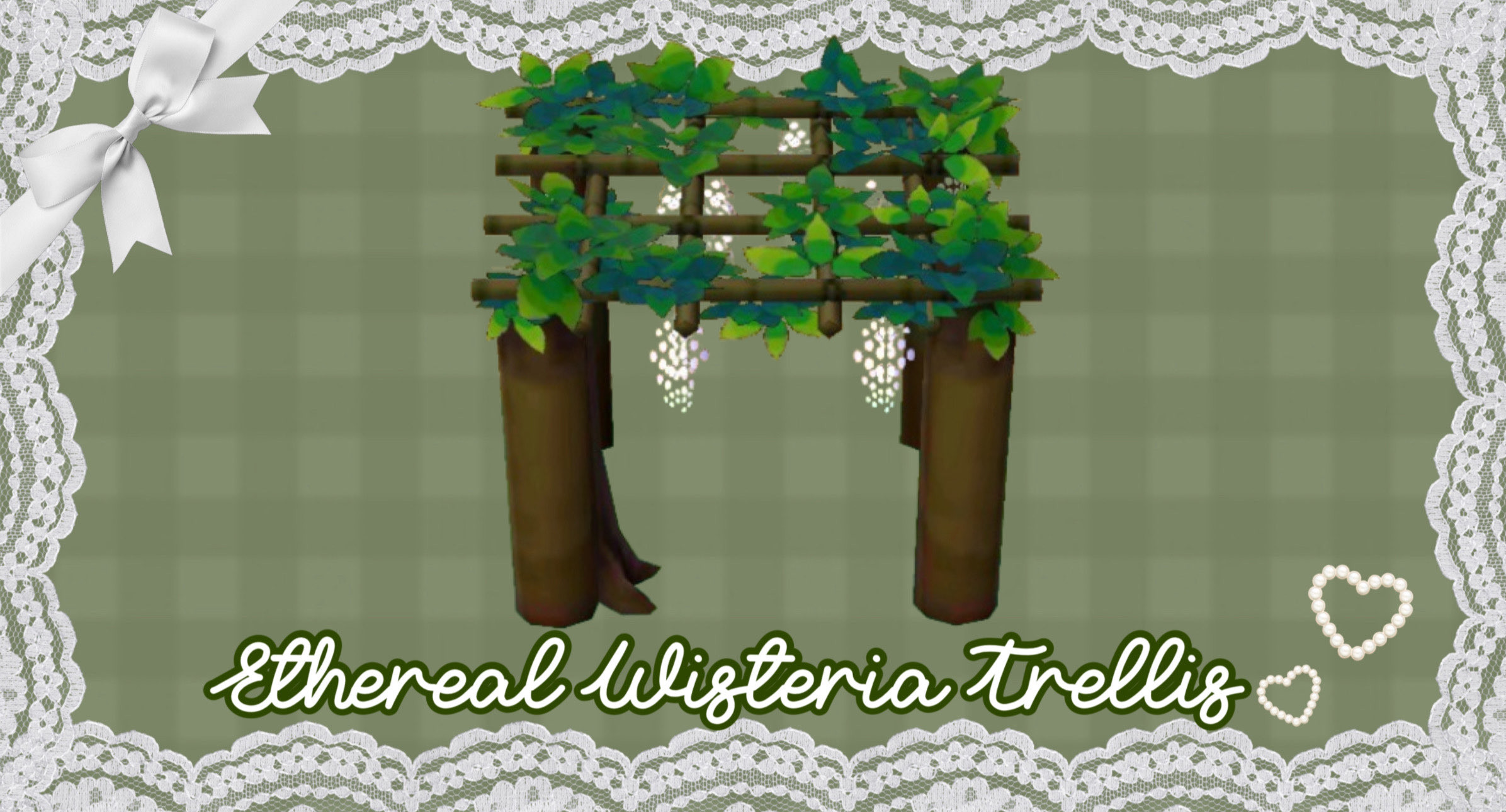 Ethereal Wisteria Trellis ♡ Mod for Animal Crossing: New Leaf | AC:NL Mods