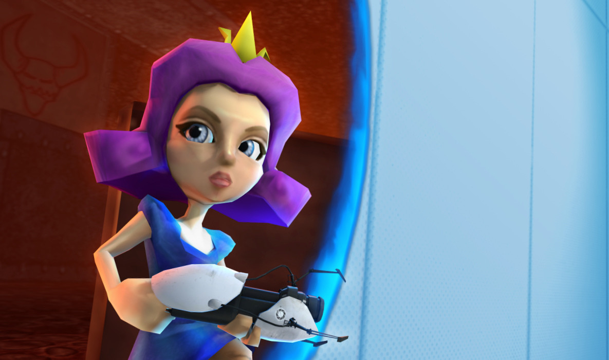 Princess No-Knees (Chell Reskin) Mod for Portal | PRTL Mods