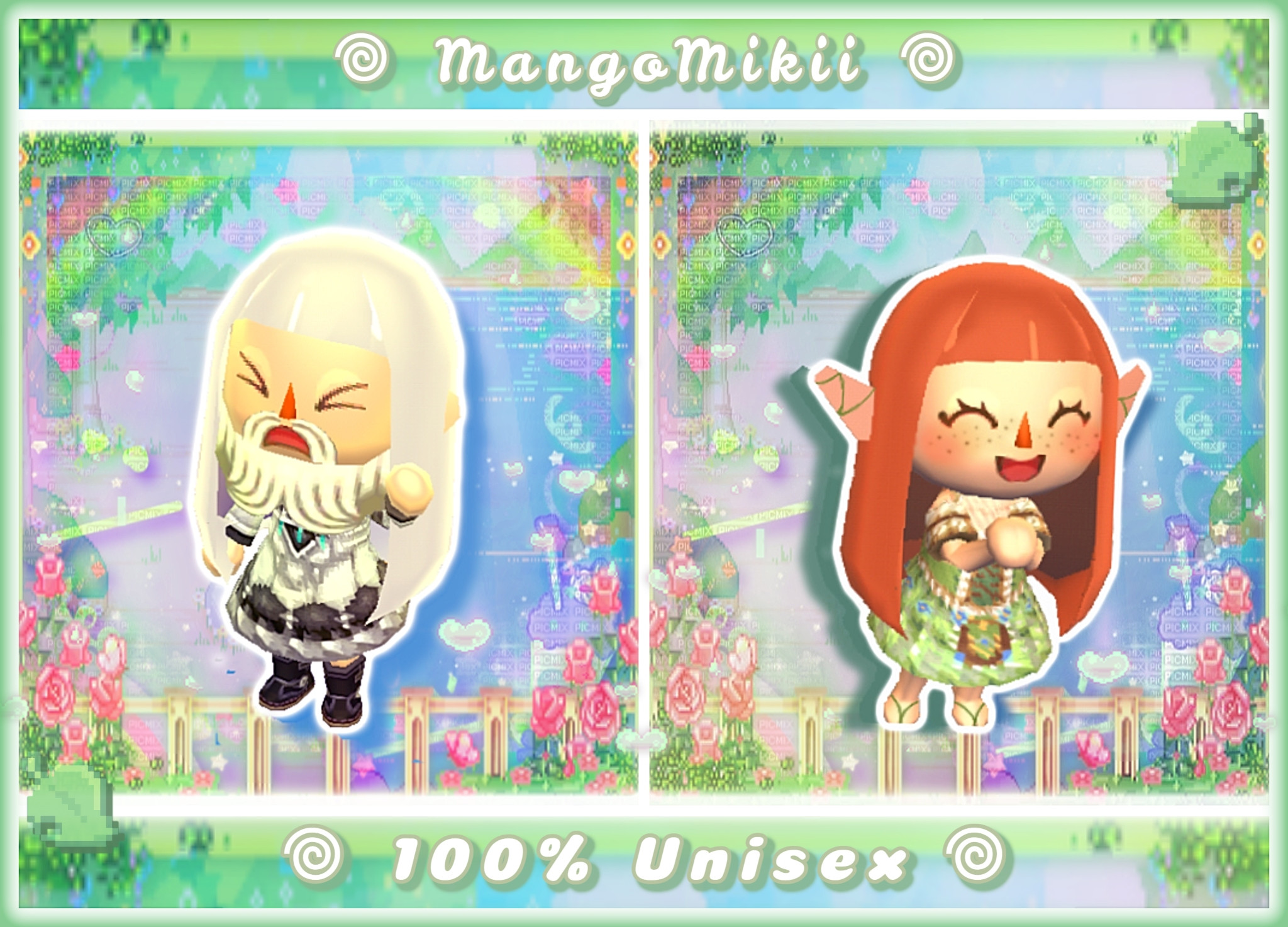 Mystic Mane (Unisex Wig) Mod for Animal Crossing: New Leaf | AC:NL Mods