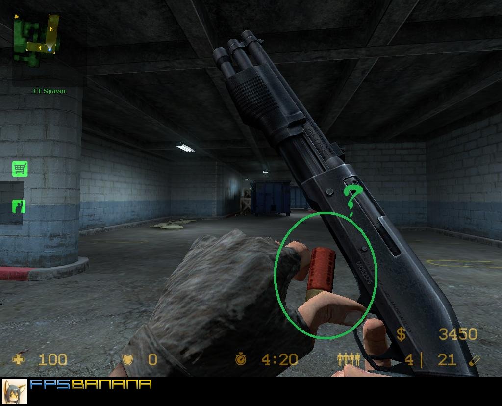 Bright Green Shells [Counter-Strike: Source] [Mods]