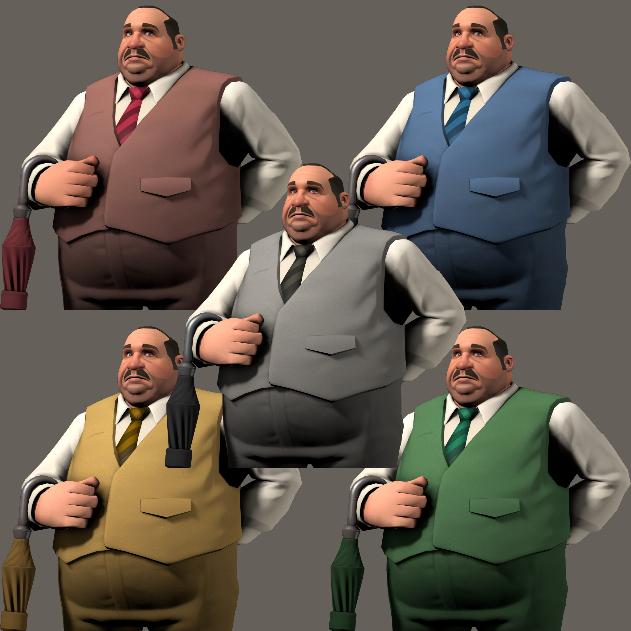 Grub Fortress Class Portraits Mod for Team Fortress 2 Classified ...