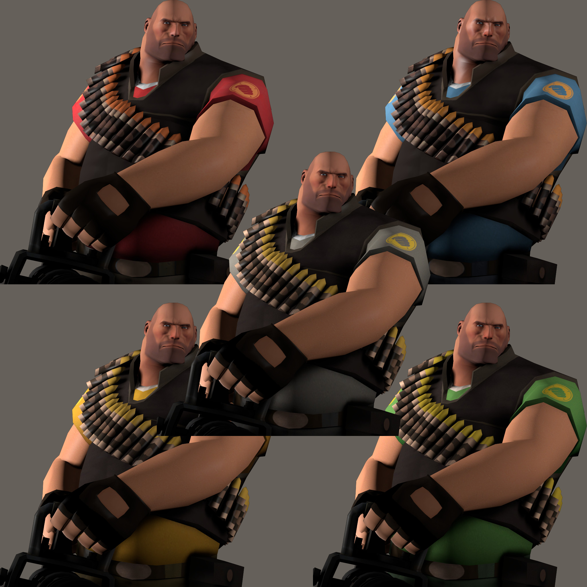 Grub Fortress Class Portraits Mod for Team Fortress 2 Classified ...