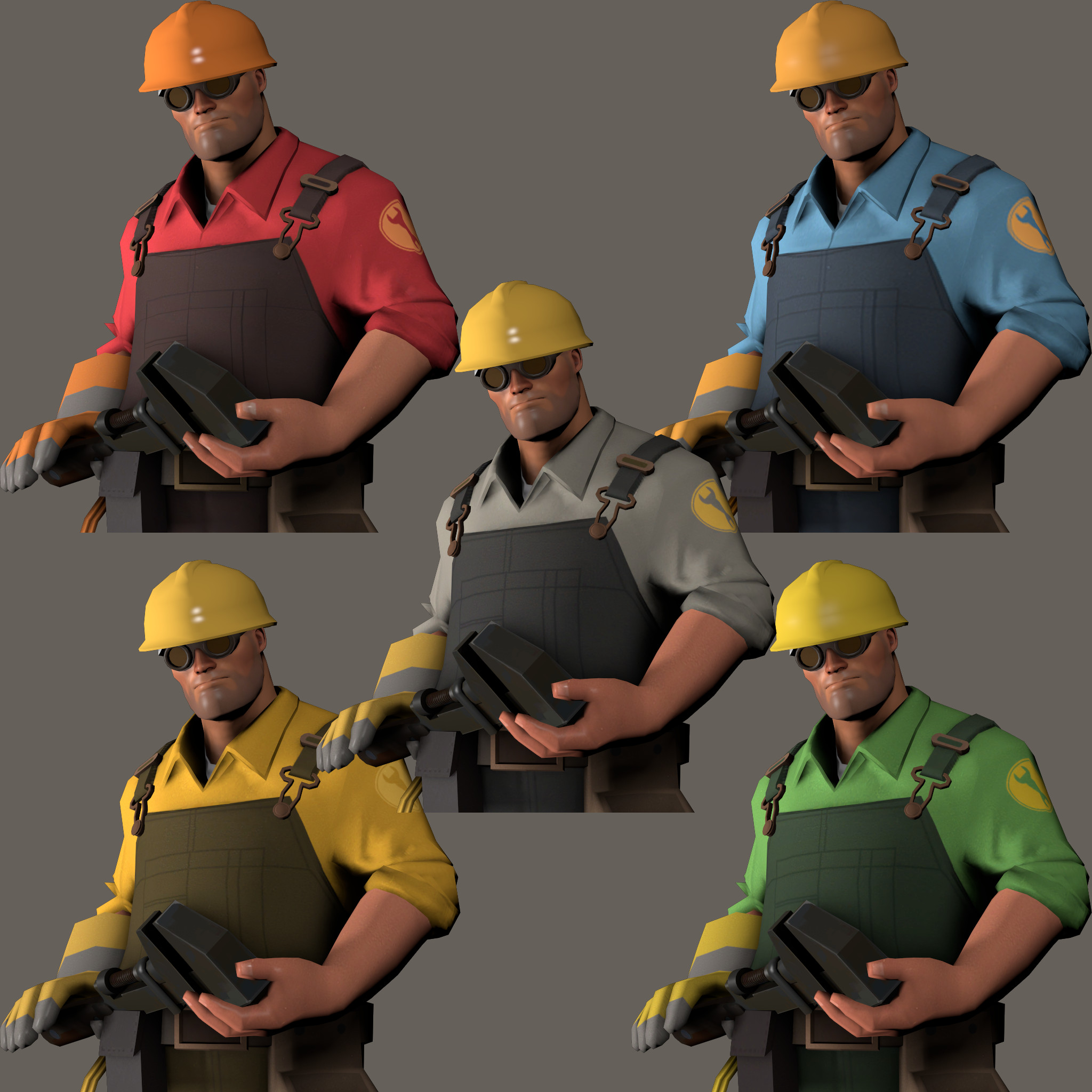 Grub Fortress Class Portraits Mod for Team Fortress 2 Classified ...