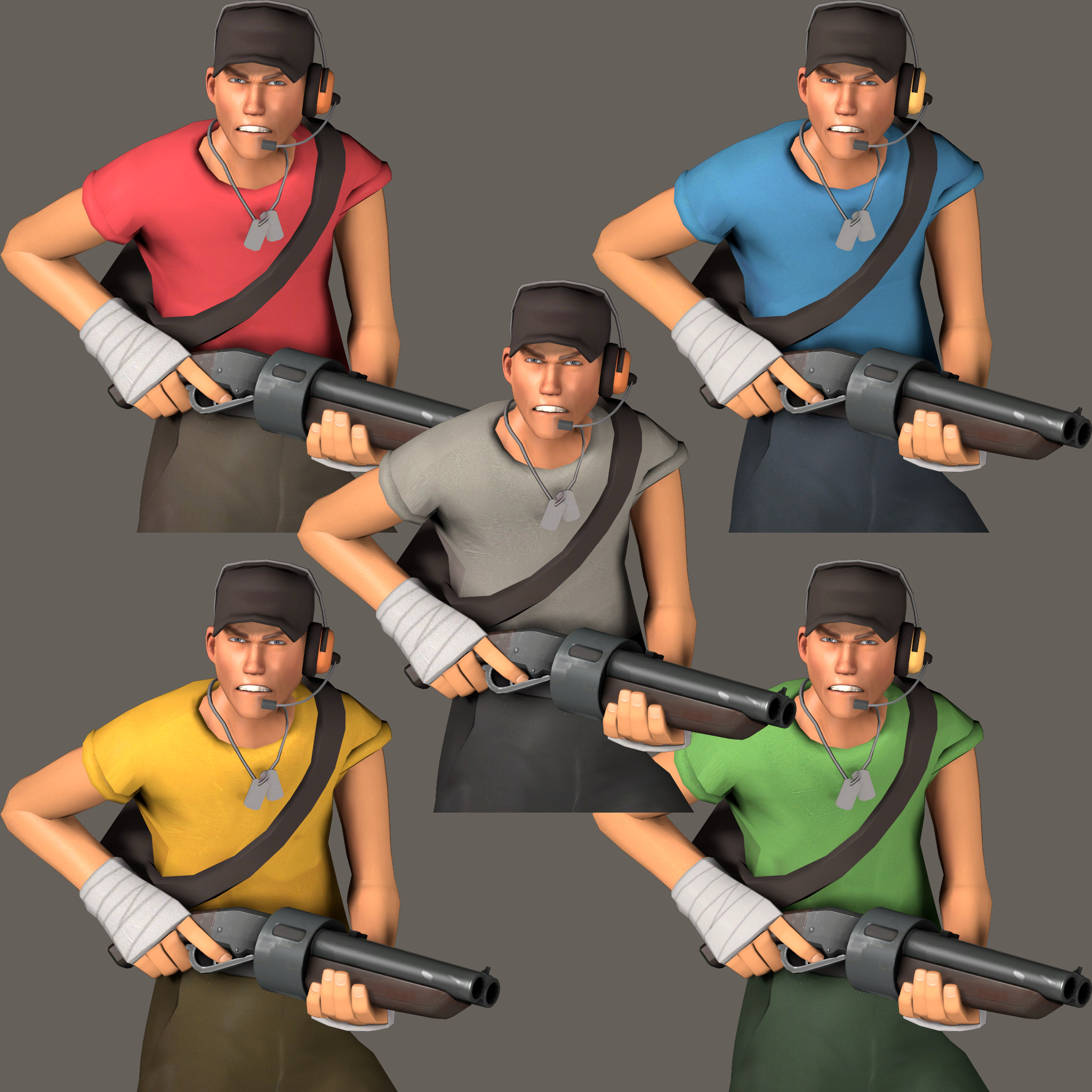 Grub Fortress Class Portraits Mod for Team Fortress 2 Classified ...