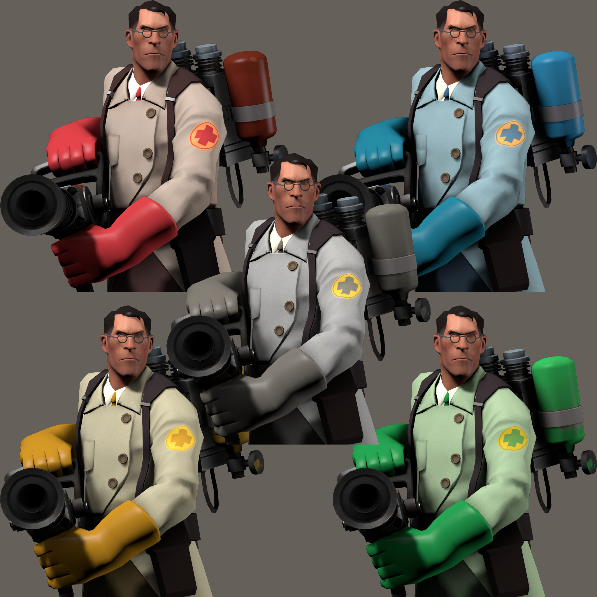 Grub Fortress Class Portraits Mod for Team Fortress 2 Classified ...