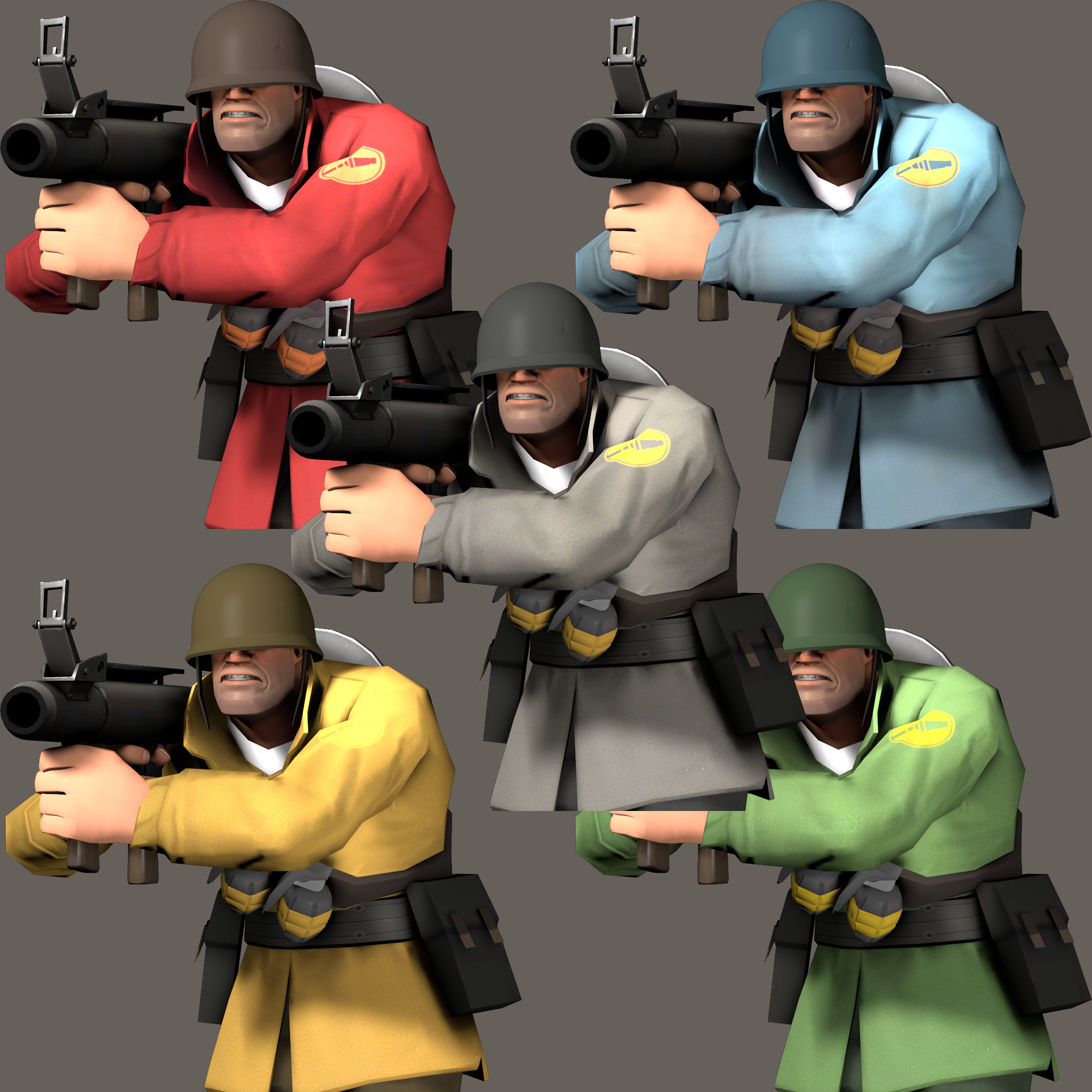 Grub Fortress Class Portraits Mod for Team Fortress 2 Classified ...