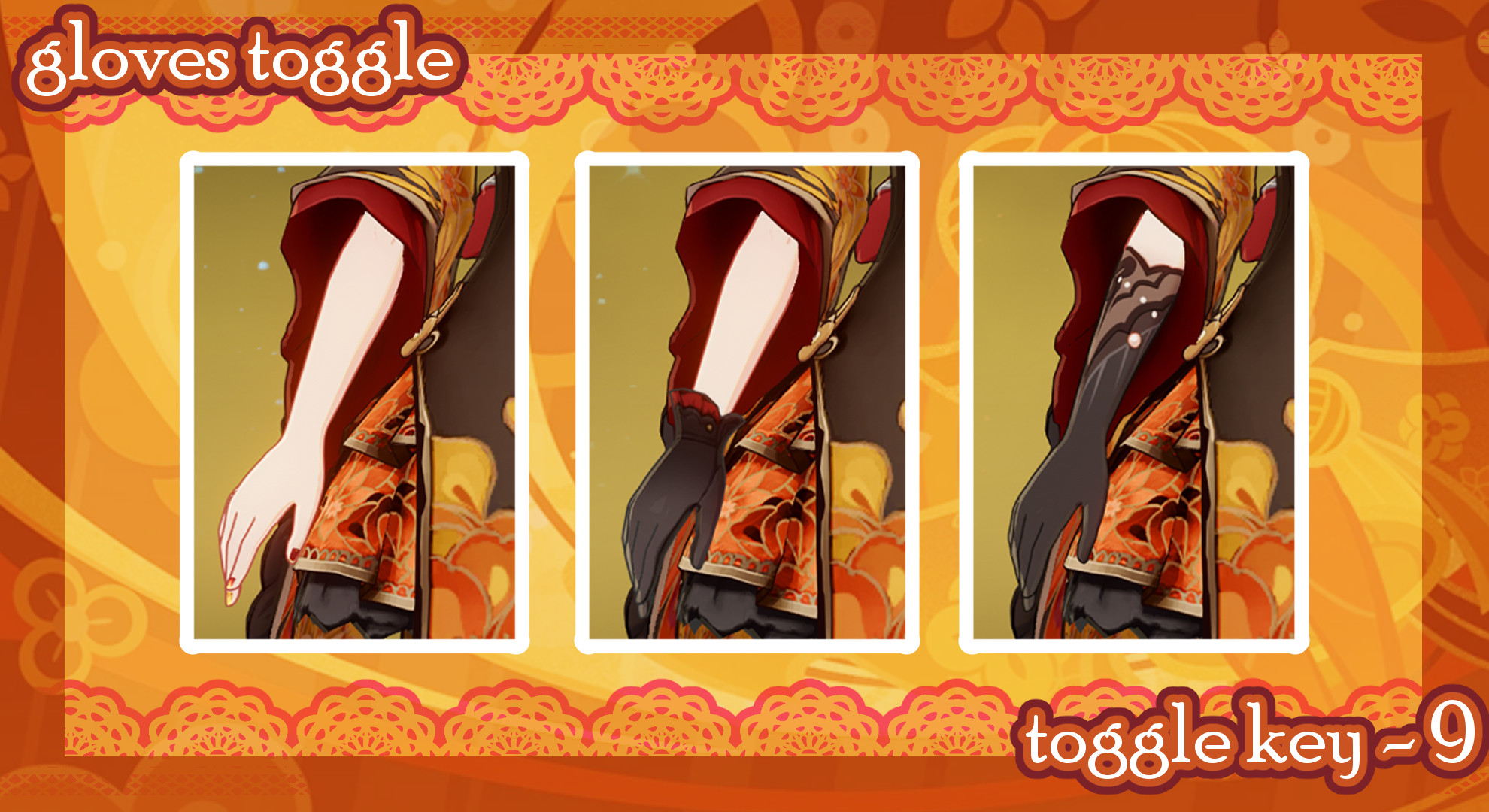 autumn wisteria chiori (5 toggles) Mod for Genshin Impact | GI Mods