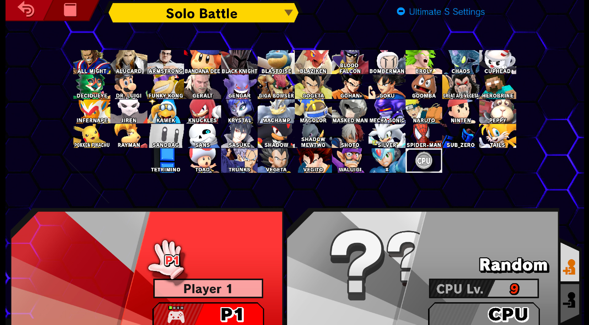 Oops, All Character Mods! Mod for Super Smash Bros. Ultimate | SSBU Mods