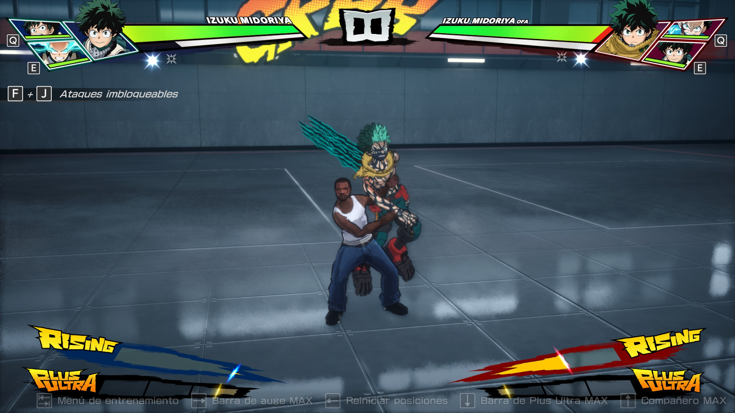 CJ Over Izuku Midoriya Mod for MY HERO ACADEMIA: All's Justice | mhaaj Mods